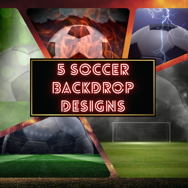 Soccer Photo Backdrops - Etsy