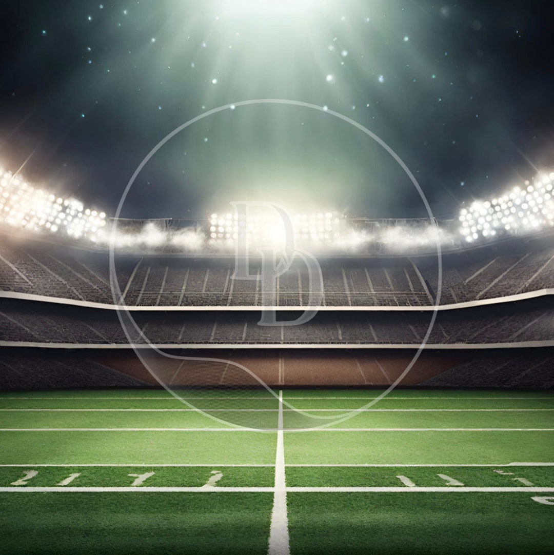 Football Stadium Background, Beautiful Football Field Backdrop With ...