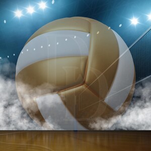 Volleyball PNG Sublimation Background – Digital Sports Backdrop for ...