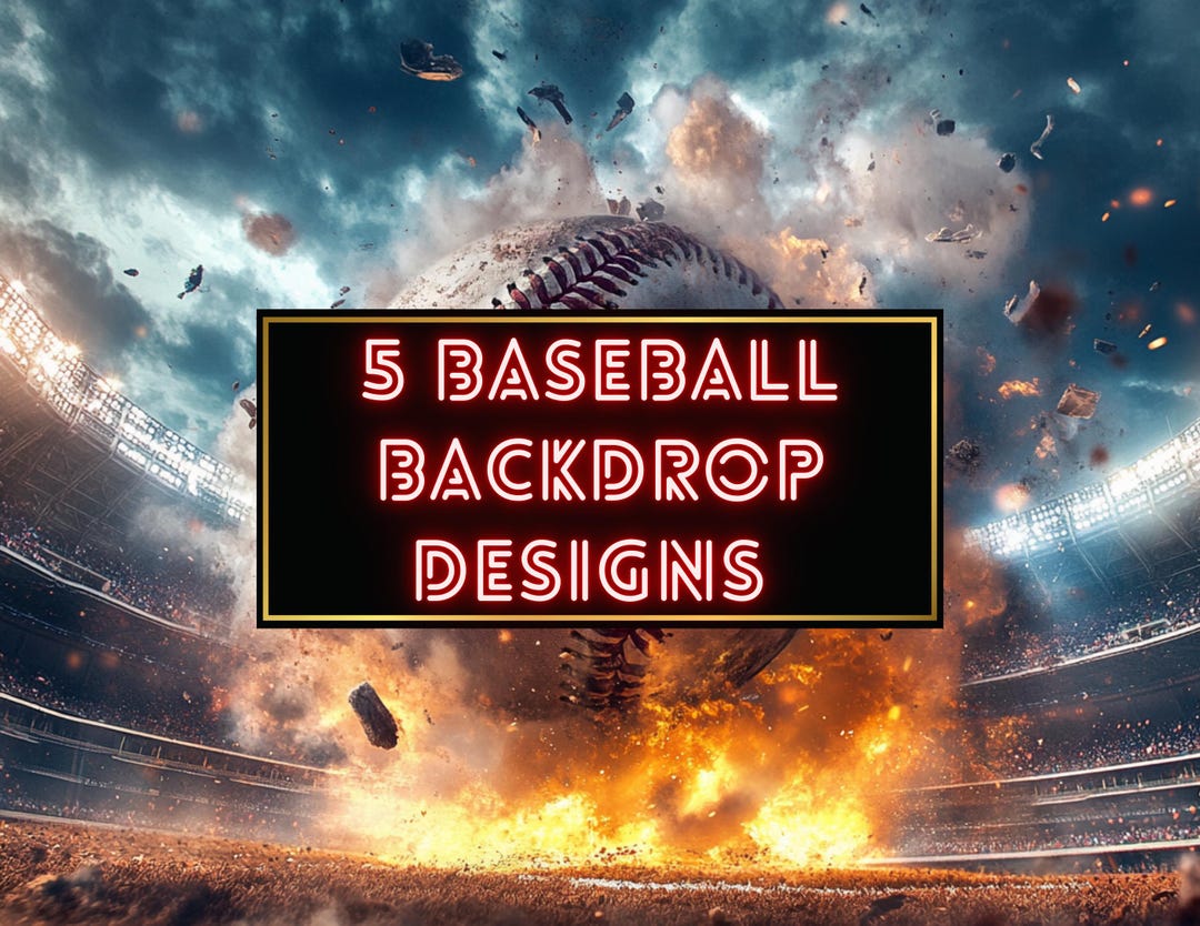 Baseball Backdrops Bundle of 5 - Photography | Baseball Background ...
