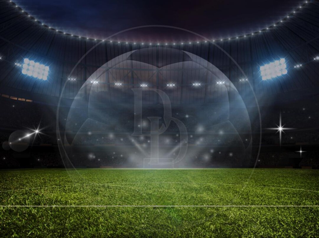 Soccer Photo Backdrop: High-resolution Stadium Design (digital Download ...