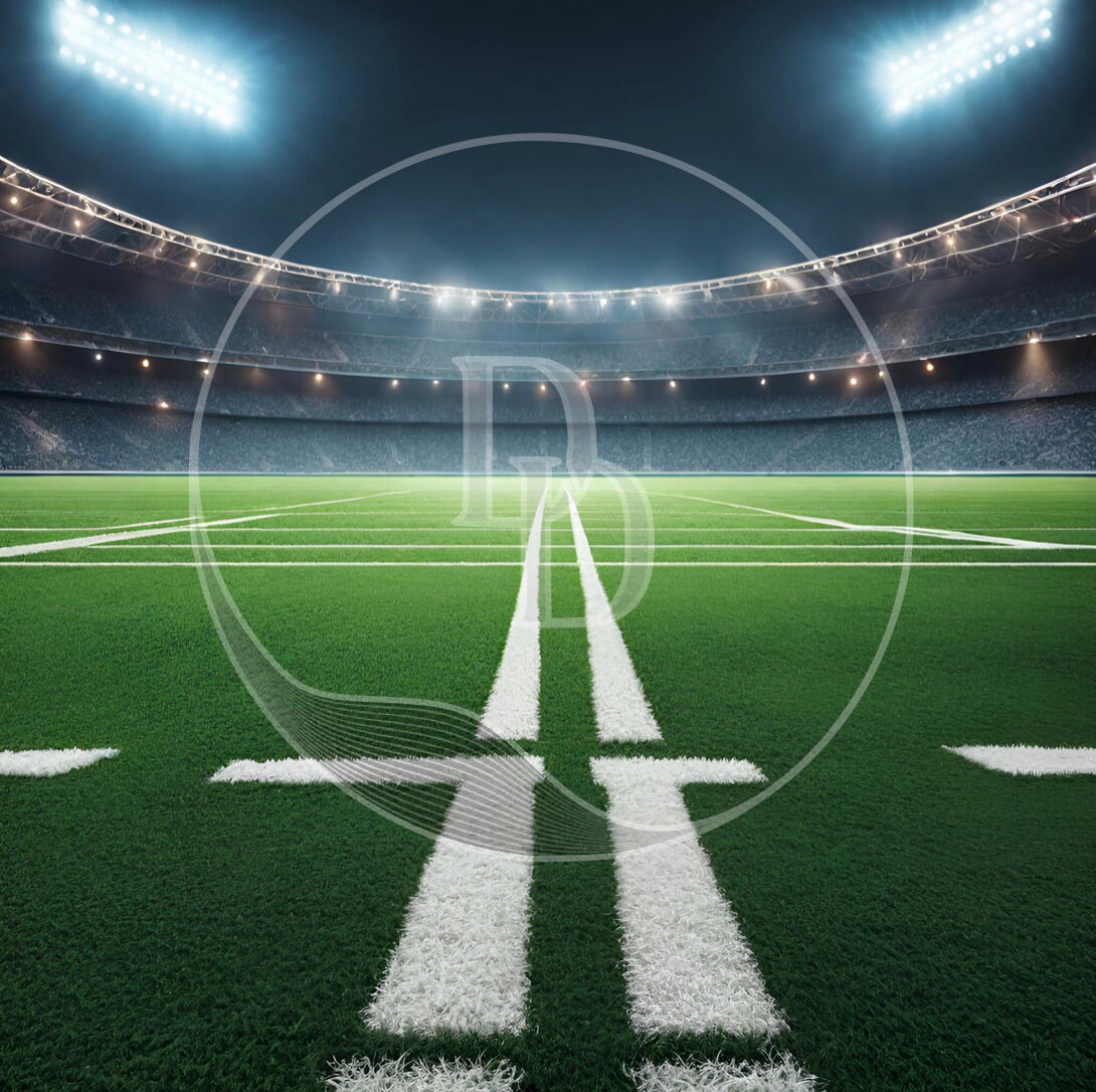 Football Stadium Background, Football Backdrop With Bright Lights ...