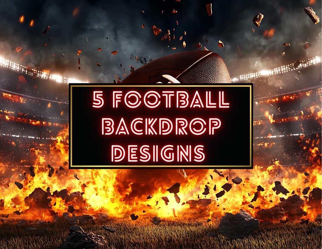 Football Field Backdrops Bundle - Photography | Football Background PNG ...