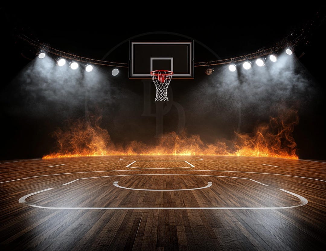 Basketball Court Photography Backdrop: High-resolution Sports ...