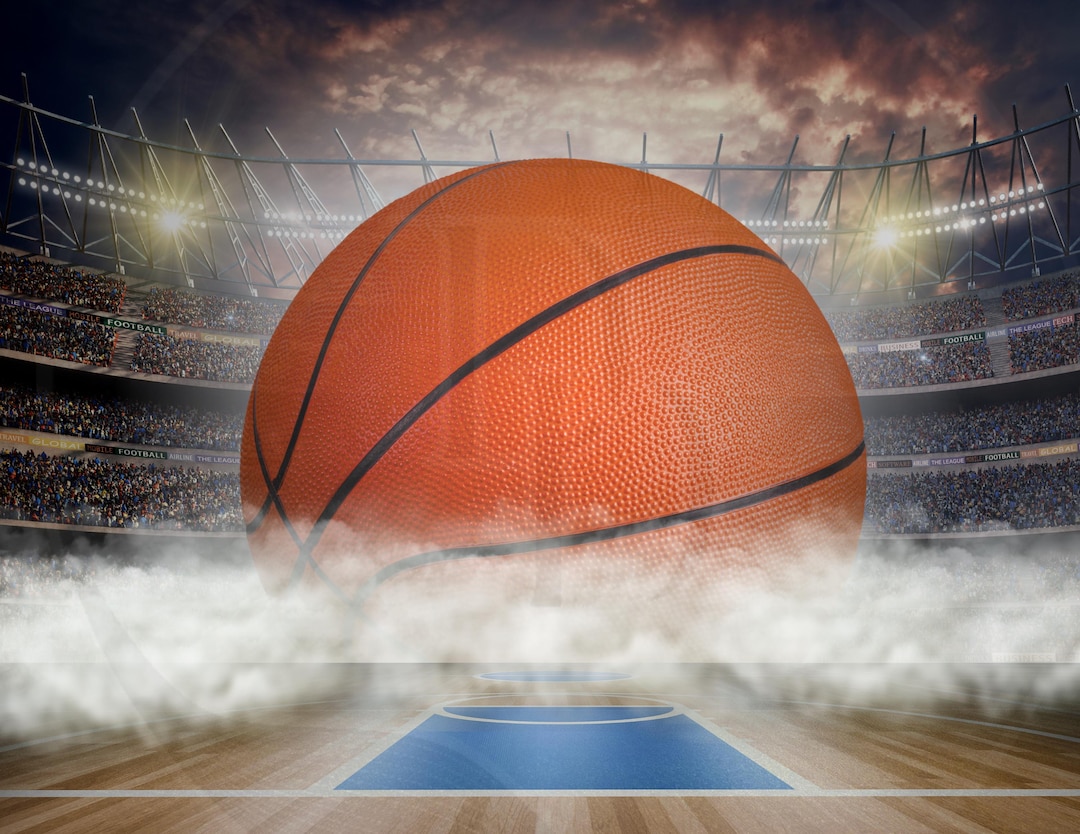 High-resolution Basketball Court Photography Digital Backdrop ...
