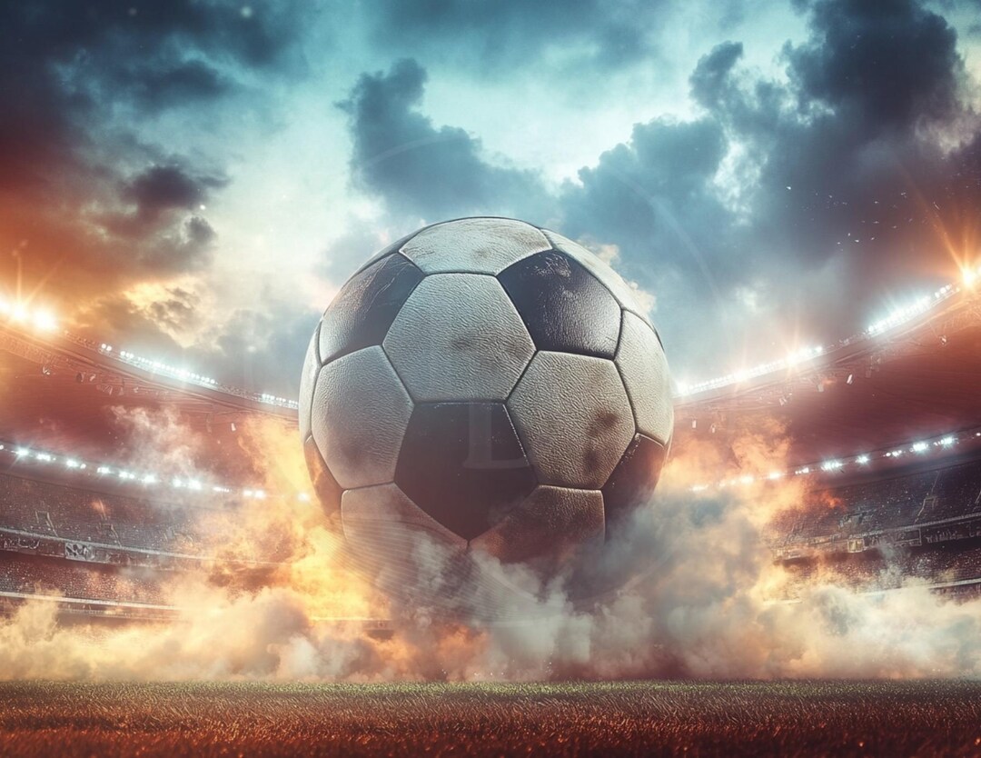High-resolution Soccer Stadium Backdrop: Sports Photography (AI Digital ...