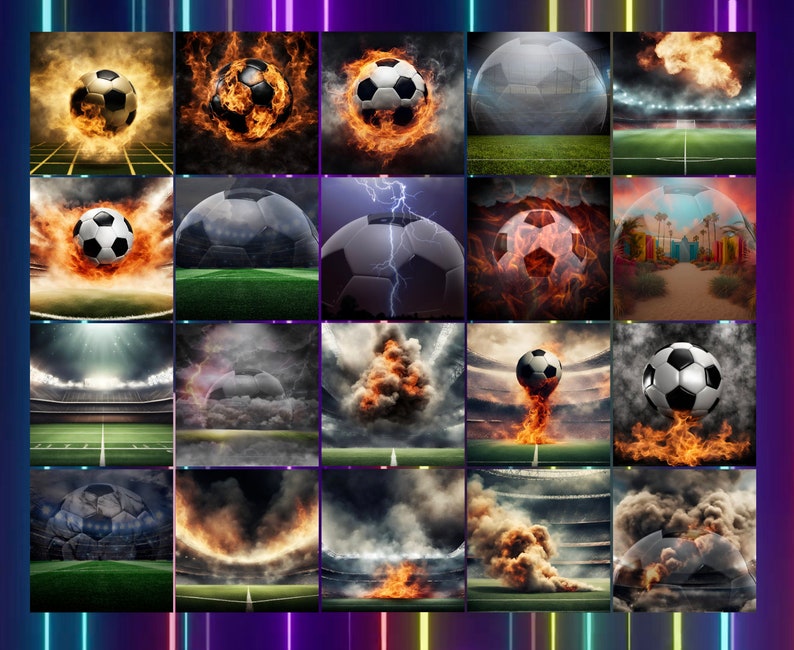 Soccer Field Digital Backdrops Kid's Photos soccer Backgrounds ...