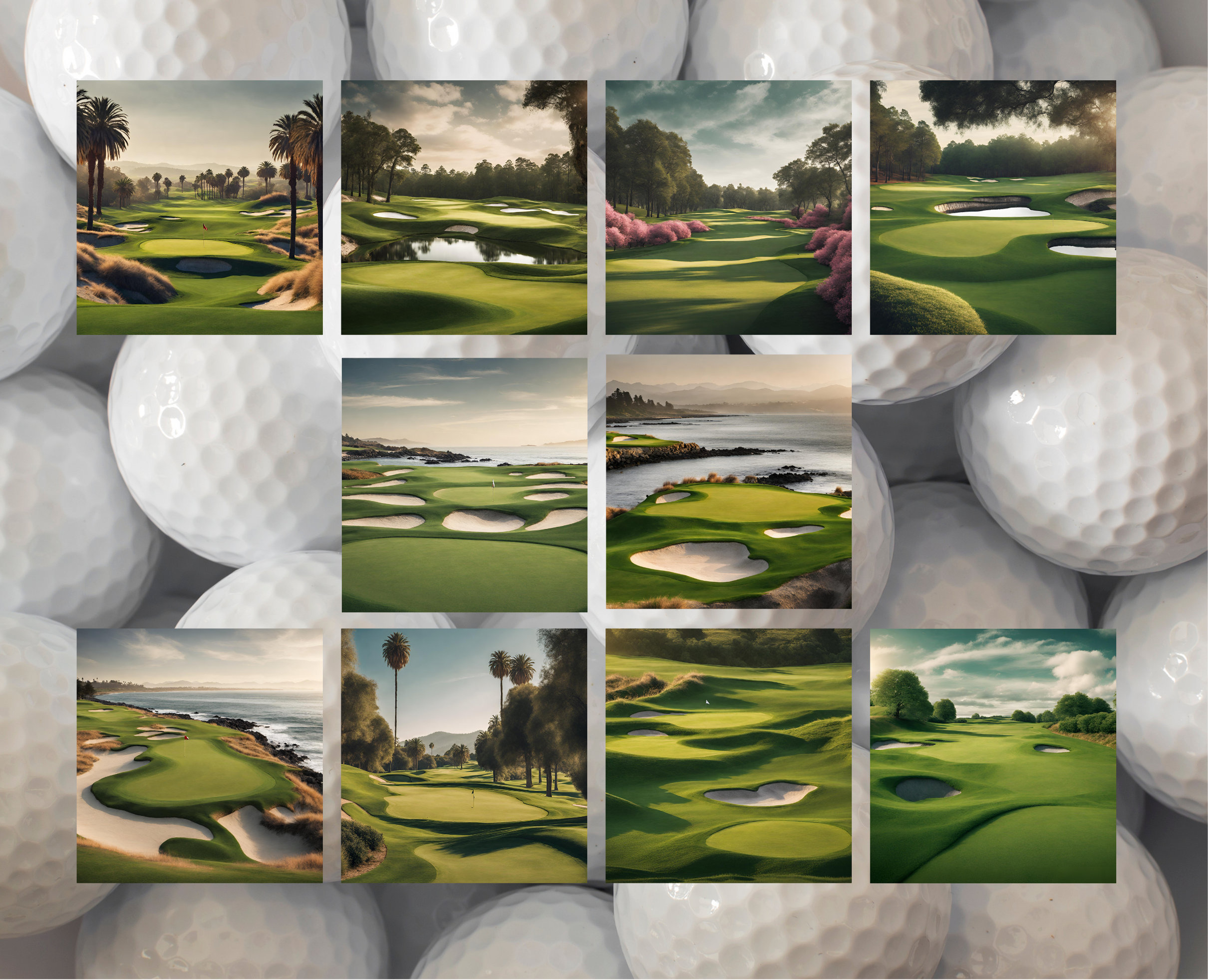 Golf Photoshop Backdrop Bundle Digital Background for Golf Players ...