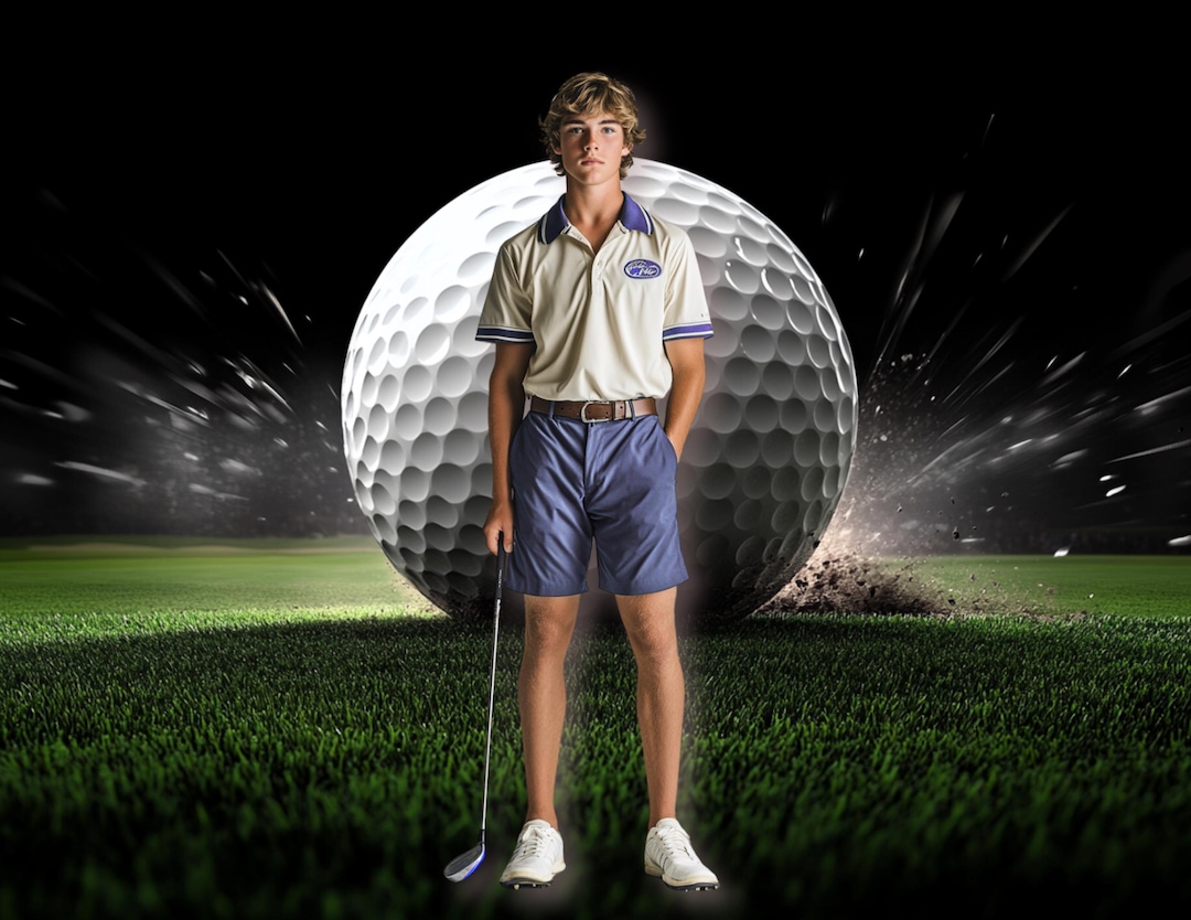 Digital Golf Backdrop PNG Backdrop for School Photos – Full Golf ...