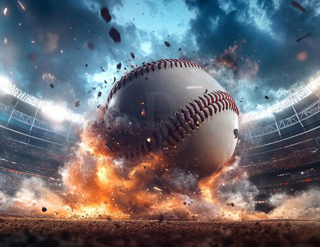 Baseball Photo Backdrop: High-resolution Sports Photography (digital ...
