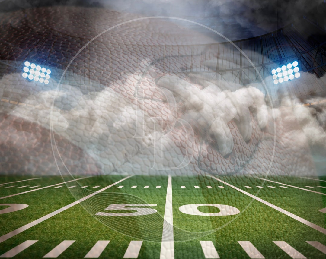 Football Field PNG With Lights and Smoke, Photoshop Background ...