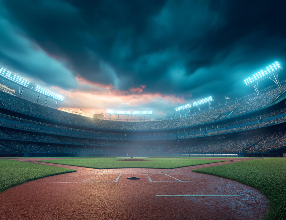 Baseball Field Digital Backdrop Bundle / 9 Sports Backgrounds ...