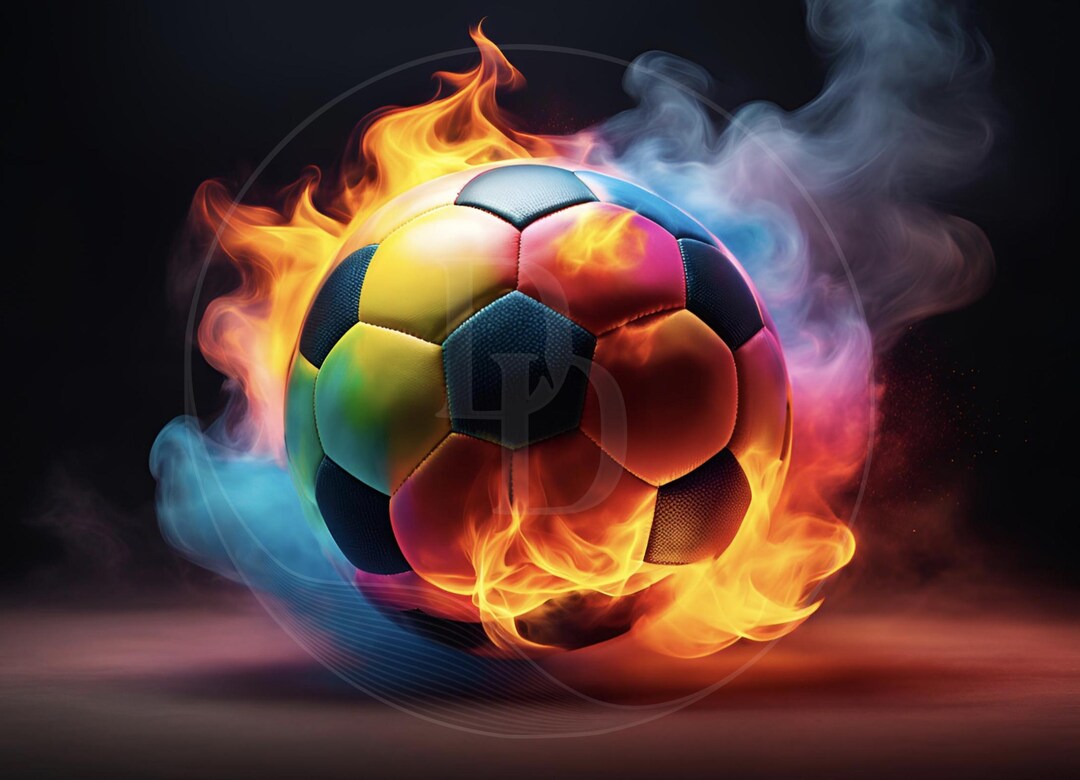 High-resolution Soccer Backdrop: Sports Photo Design (PNG) - Etsy