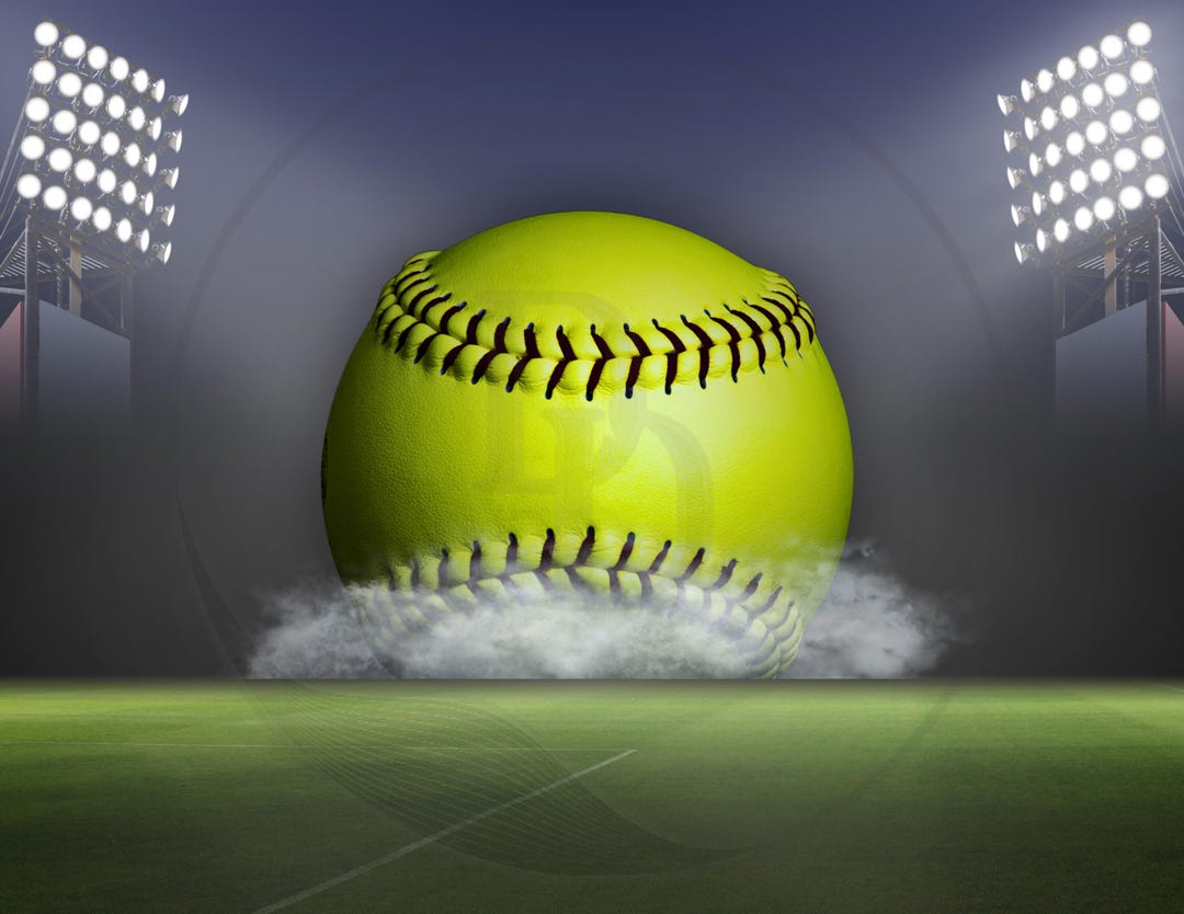 Softball Background - Photography Backdrop | Softball Backdrop Design ...