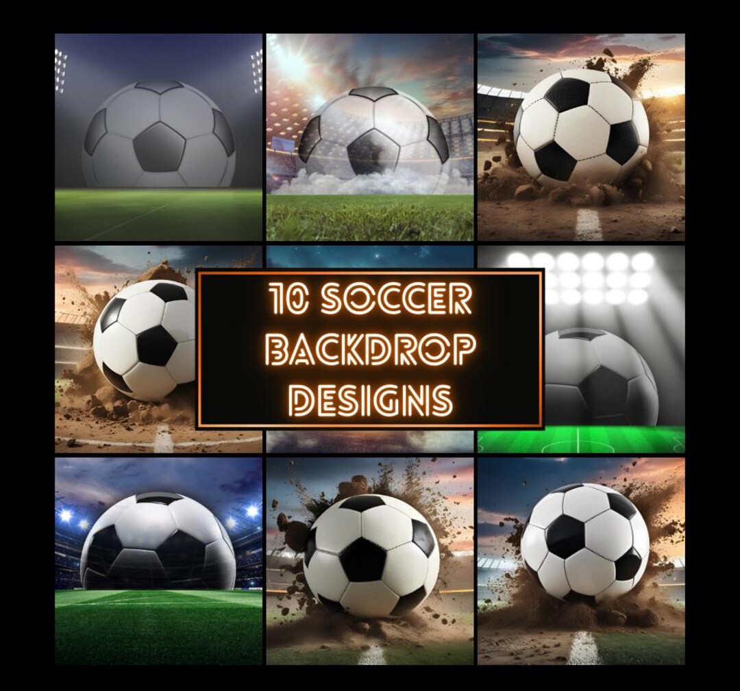 Soccer Photography Backdrops: High-resolution Sports Backgrounds ...