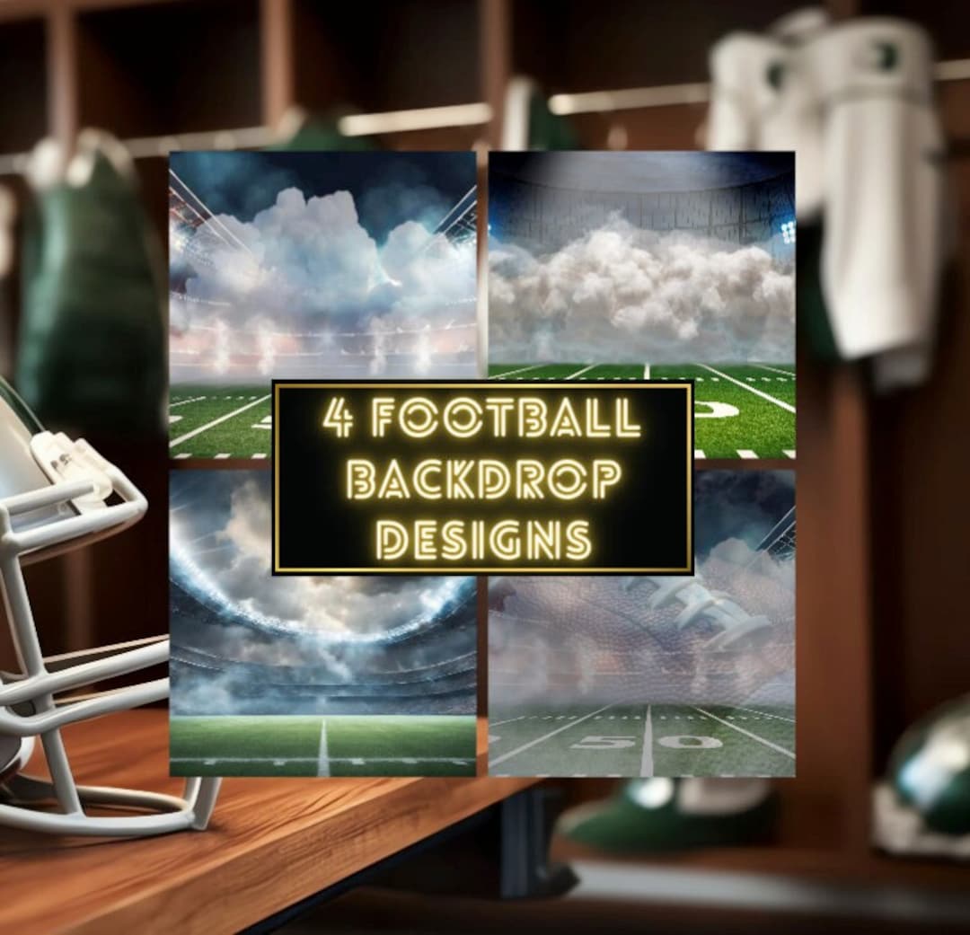 4 Football Backdrops - Photography | Football Background | Photoshop ...