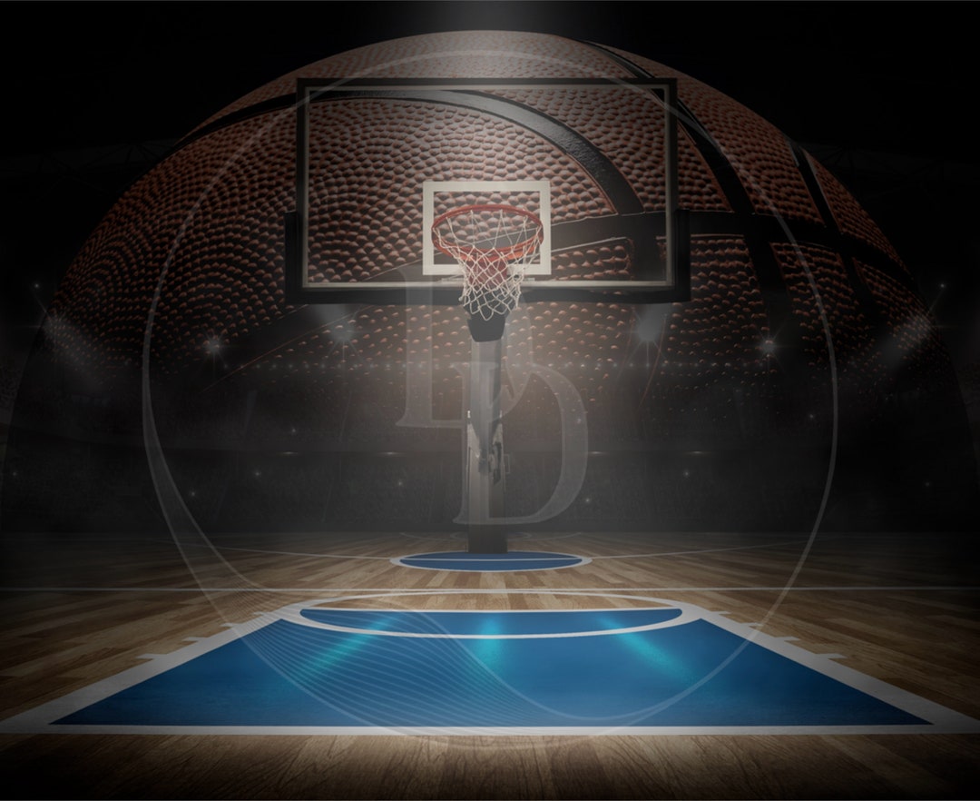 Basketball Backdrop for Team Photo, Sublimation, Photoshop Template ...