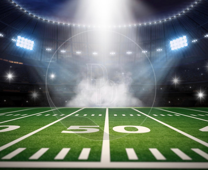 Football Field Photography Backdrop Bundle: High-resolution PNG ...