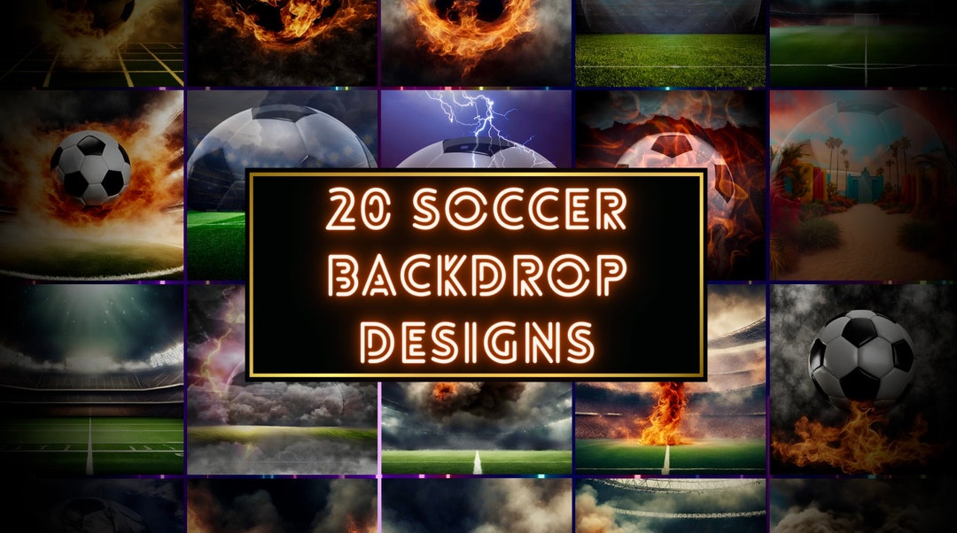 Soccer Field Digital Backdrops - Kid's Photos |soccer Backgrounds ...
