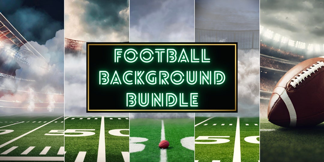 Football Field Background Bundle: Smoke & Lights (digital Download) - Etsy