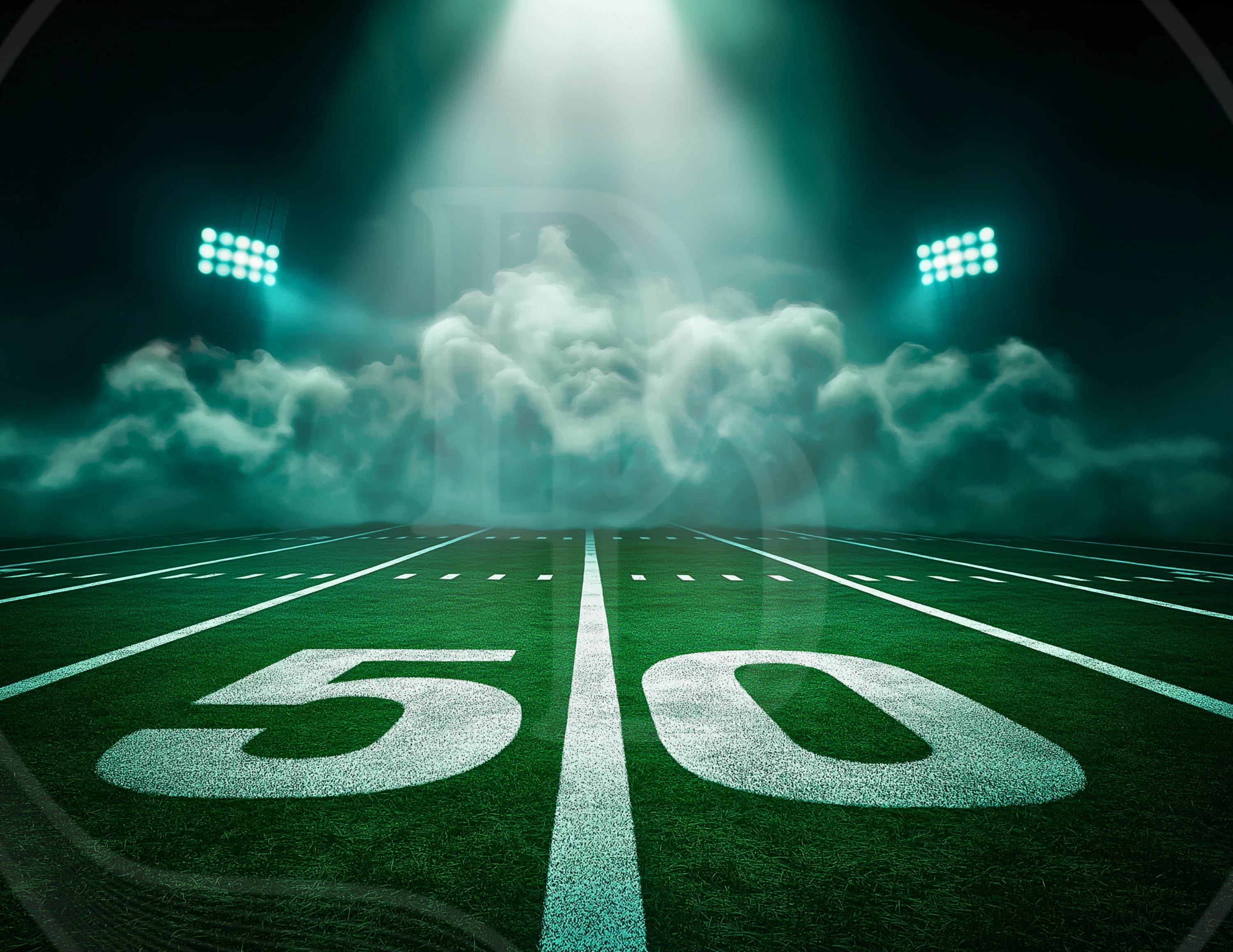 Football Backdrop PNG / Game Day Stadium Background / Digital Football ...