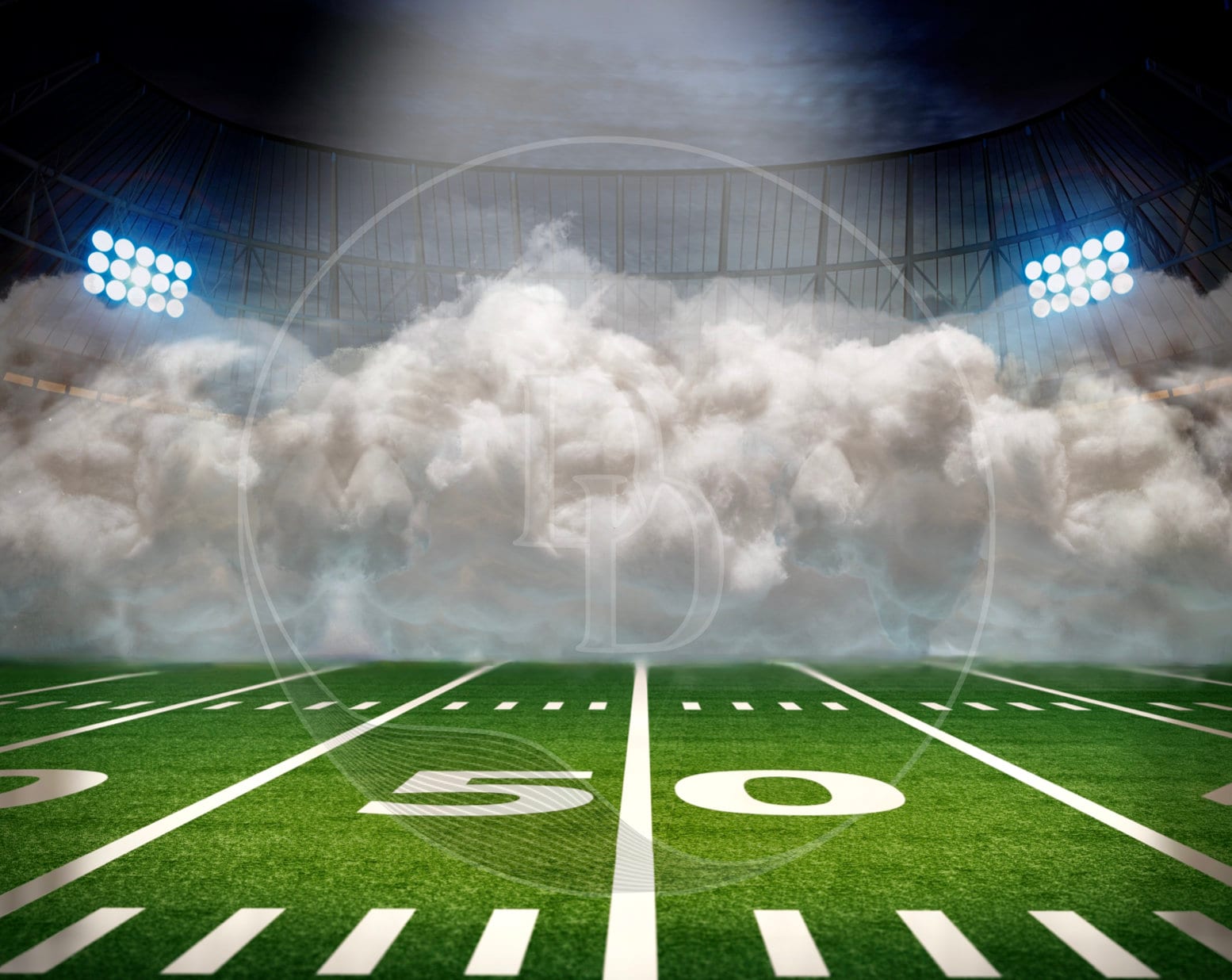 Football Field Background Bundle of 5, Digital Download, Football ...