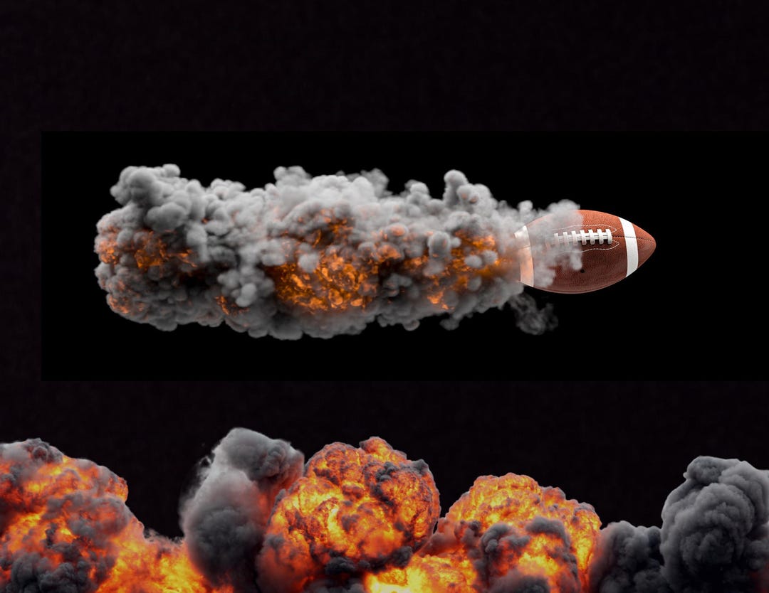 Football Background With Smoke and Fire, Football Backdrop, Football ...
