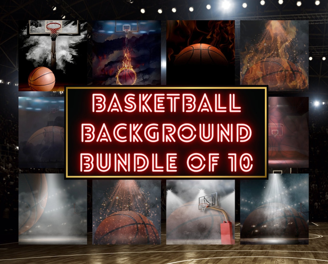 Basketball Backdrops Bundle Photography Basketball Background Photoshop ...
