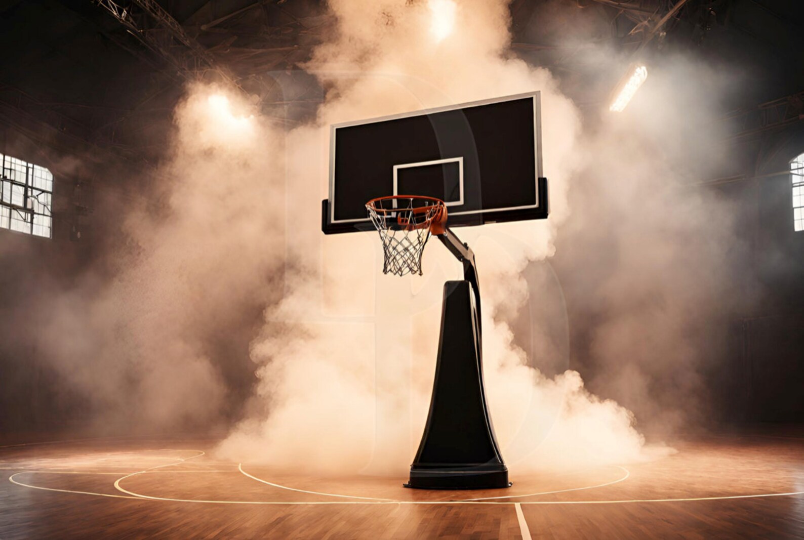 Basketball Court Digital Backdrop PNG - Photography | Basketball ...