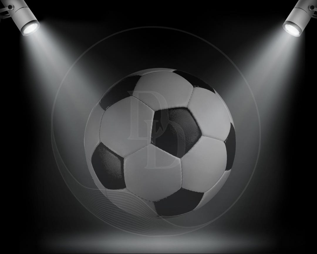 Soccer Ball Backdrop: Sports Team Photo, Tumbler Design (digital ...