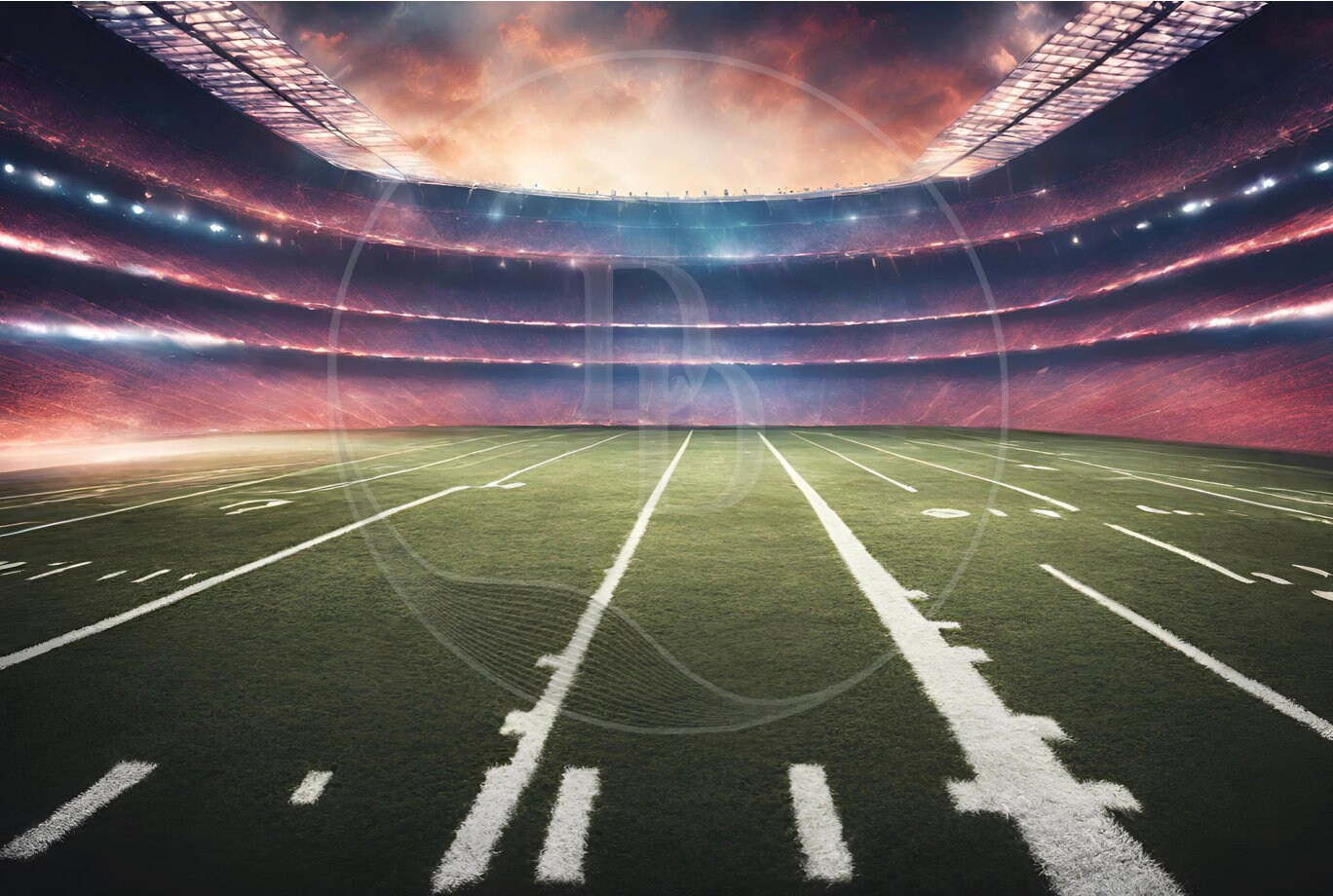 Football Stadium Background, Football Field Wall Art - Digital Download ...