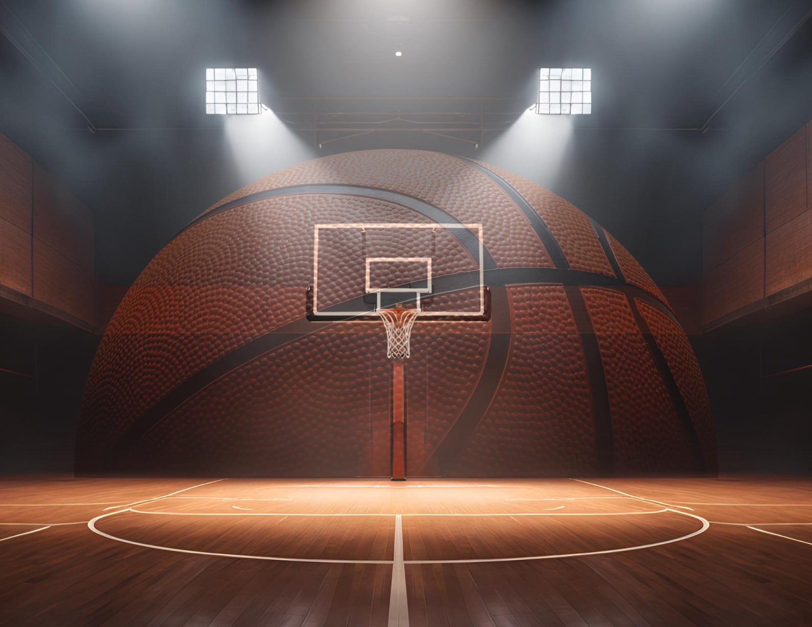 Basketball Court Backdrop - Photography | Basketball Background ...