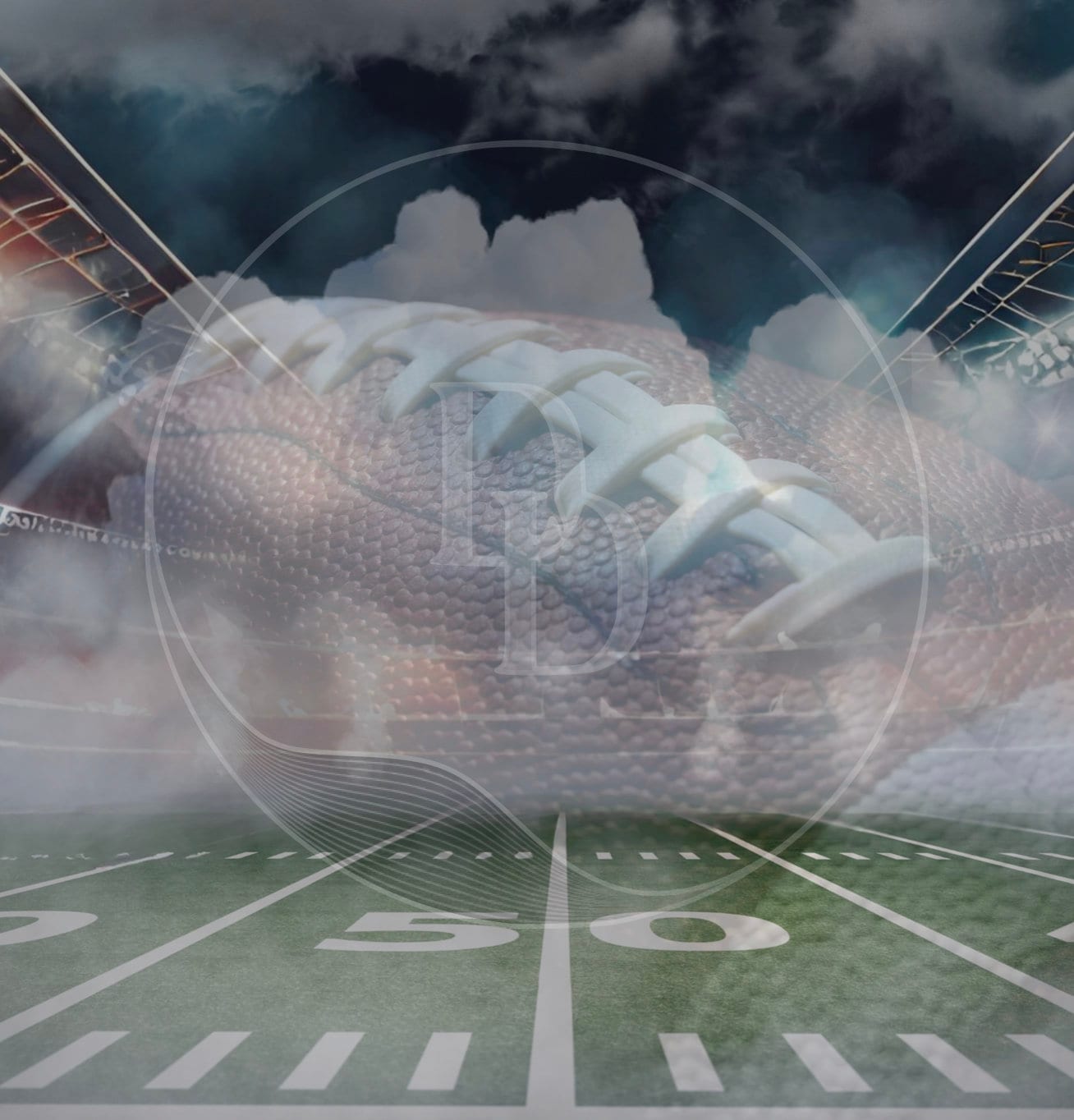 Football Field Photography Backdrop Bundle: High-resolution PNG ...