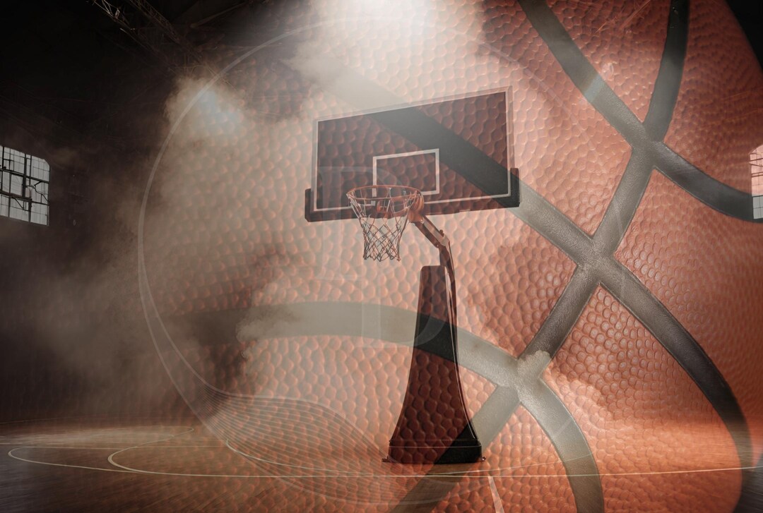 Basketball Photography Backdrop: High-resolution Sports Design (digital ...