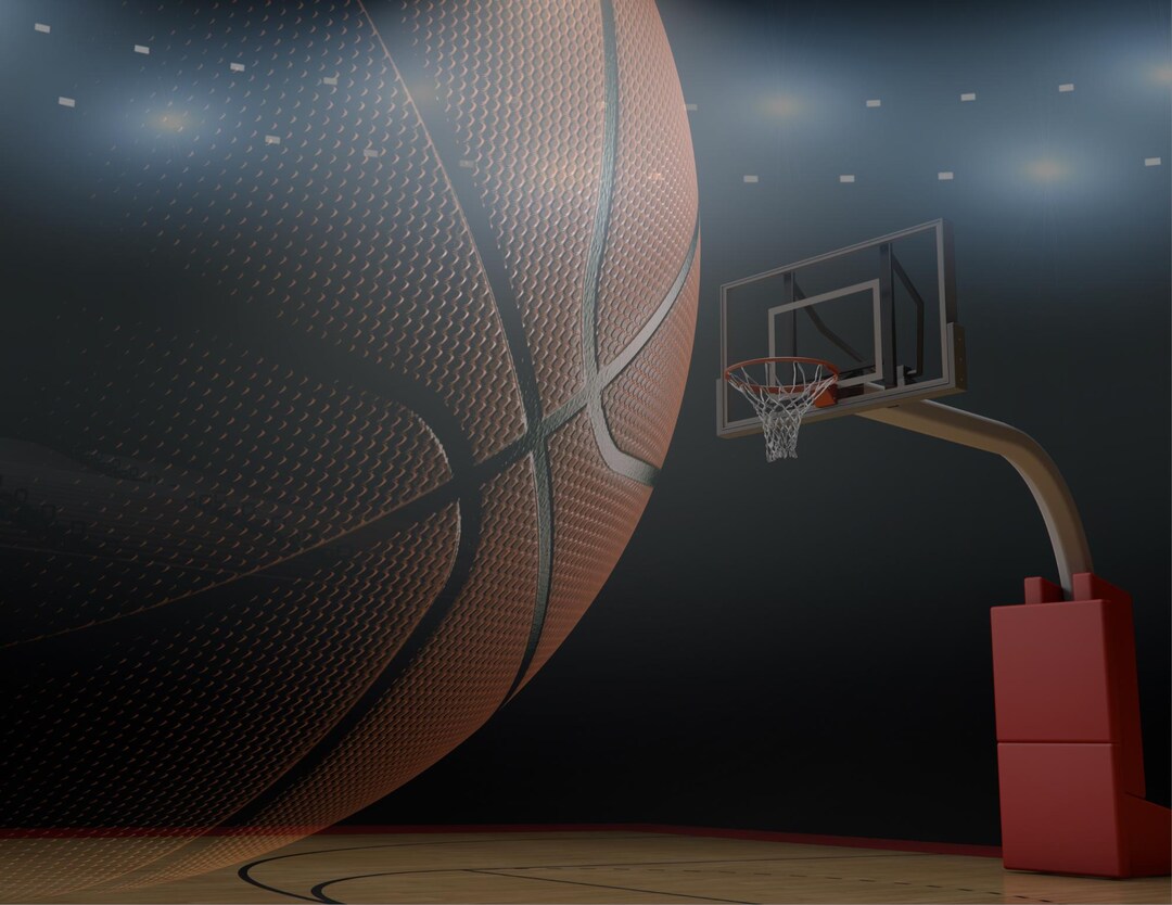 Basketball Photography Backdrop: Sports Photo Background (digital ...