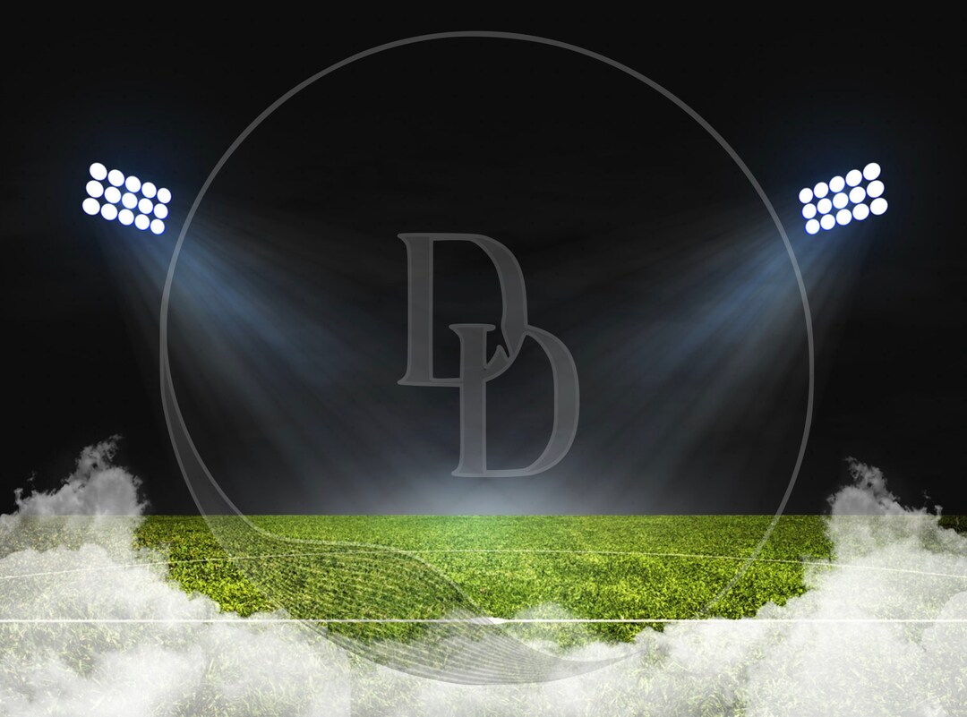 Football Field Photo Backdrop: Sports Photography PNG (instant Download ...