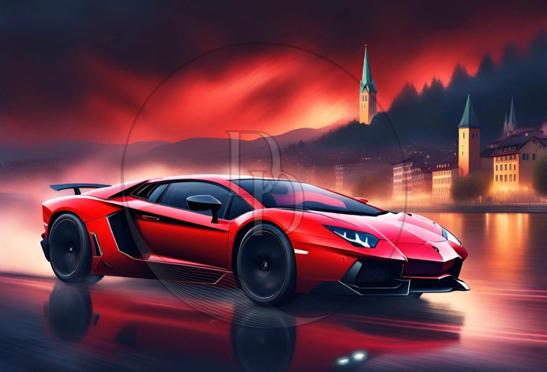 Lamborghini Wall Art Bundle of 5 Instant Download - Etsy