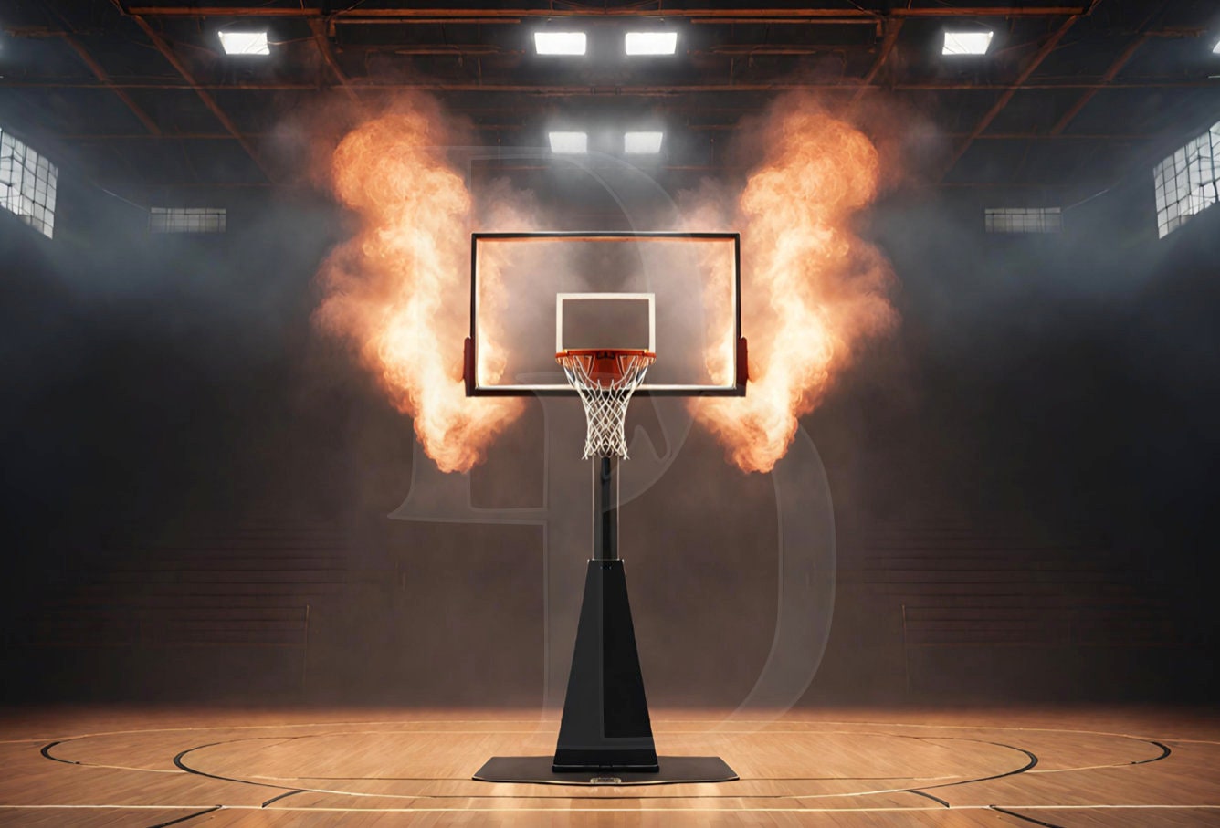 Basketball Court Digital Background PNG Photography Basketball ...