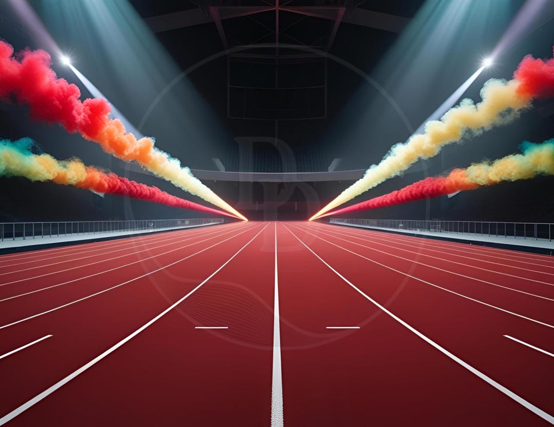 Track and Field Backdrop, Sports Photos Backdrop, Photoshop Template ...