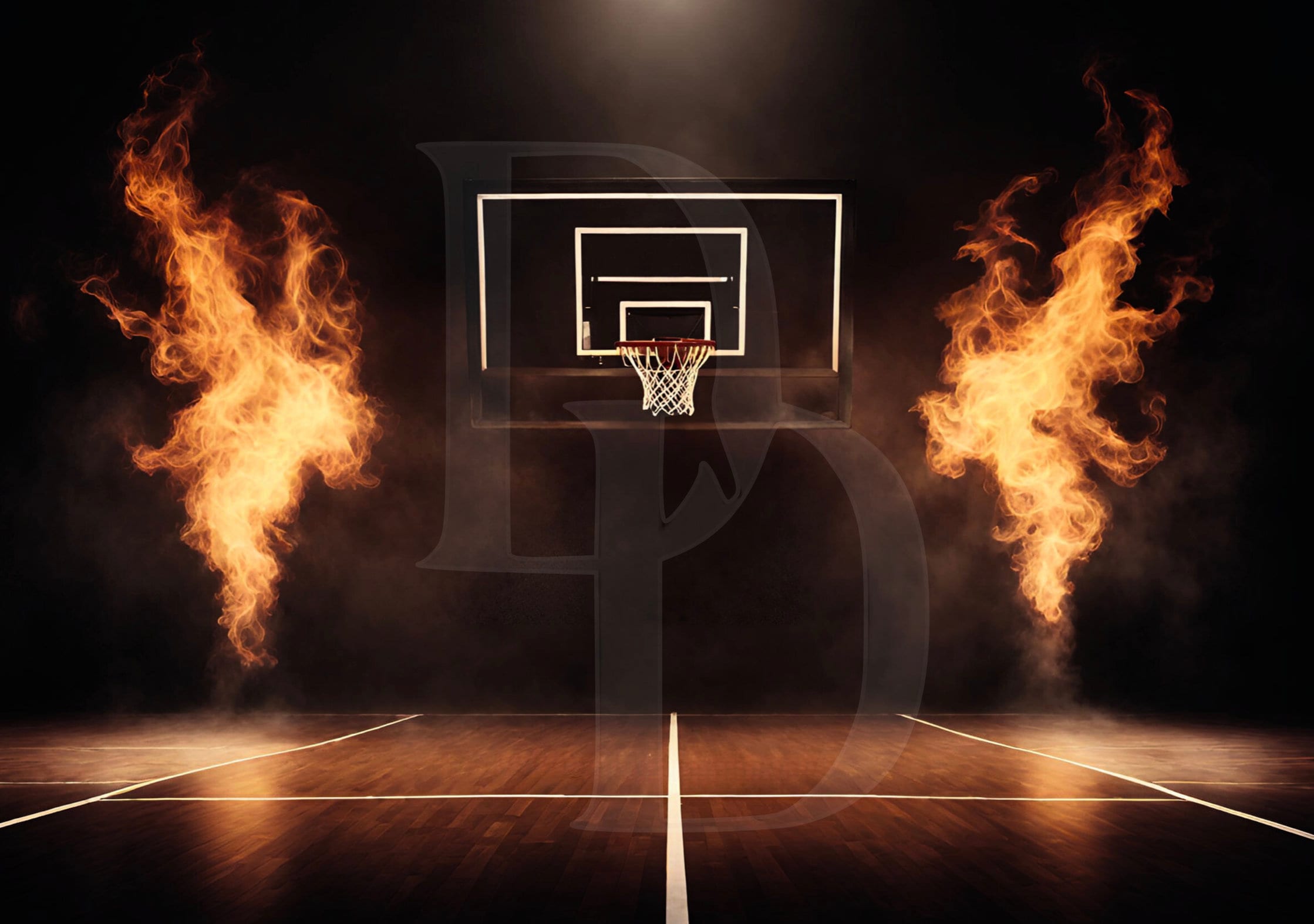Basketball Court Digital Backdrop Photography Basketball PNG Photoshop ...