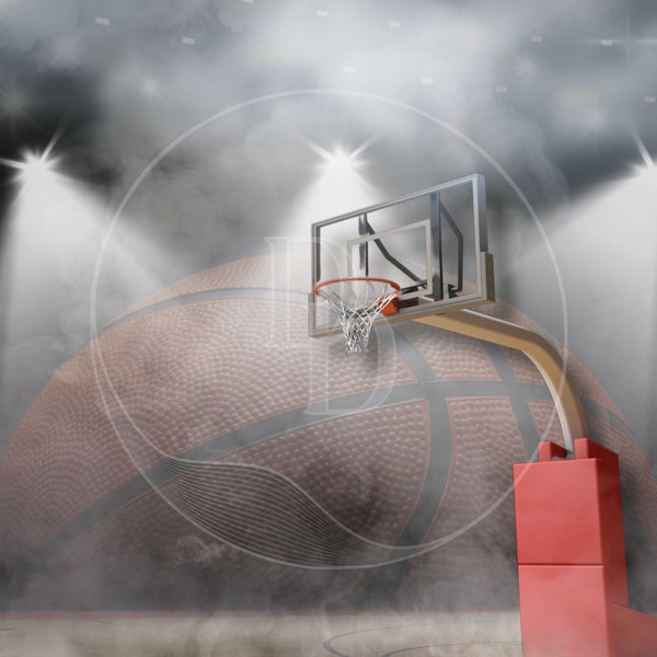 Basketball Backdrop - Etsy