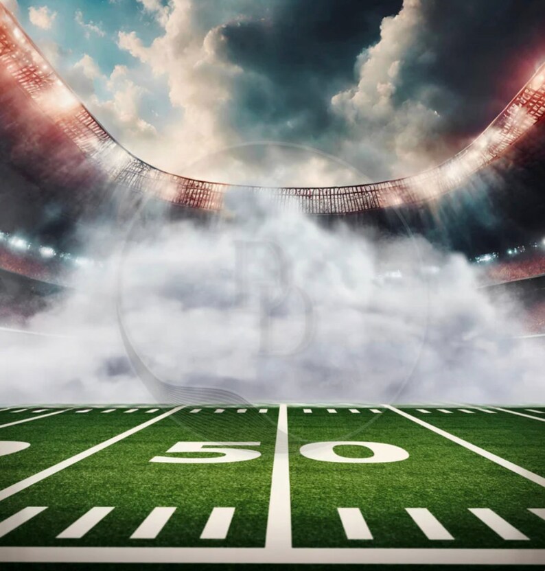 Football Backdrops Bundle of 4 Football Backgrounds Photoshop ...