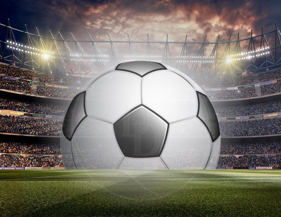 High-resolution Soccer Field Backdrop: Sports Banner (digital Download ...