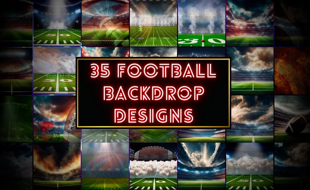 Football Stadium Photography Backdrops: High-resolution Bundle (35 ...