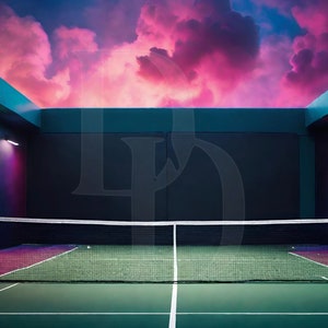 Tennis Photography Backdrops: Vivid Digital AI Bundle (10) - Etsy