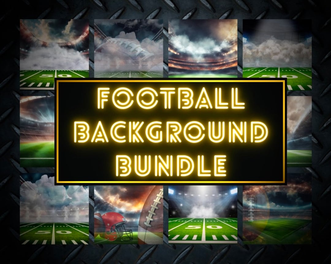 Football Field Backdrops Bundle - Photography | Football Background ...