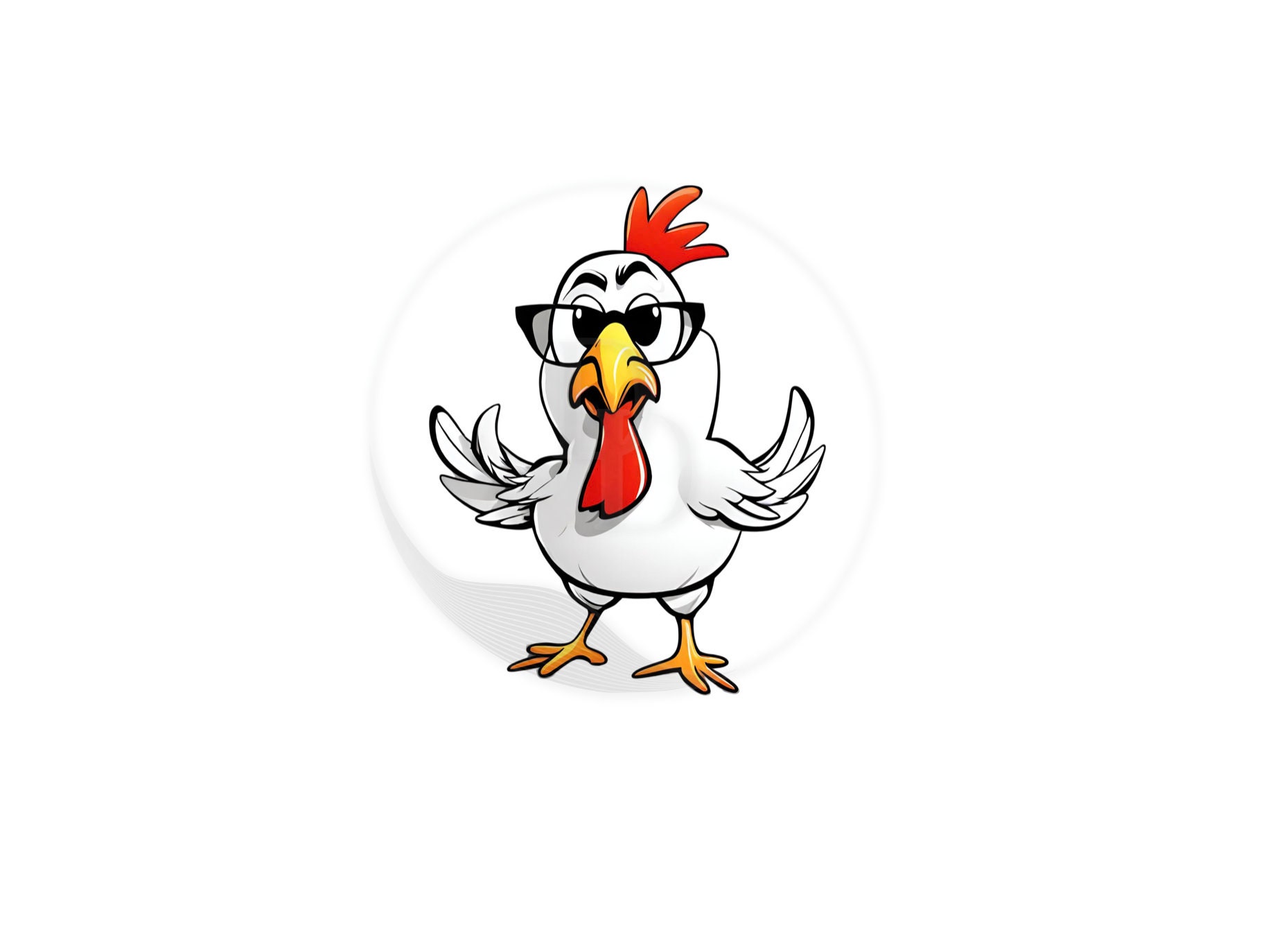 Funny Chicken Design SVG File Instant Download. - Etsy