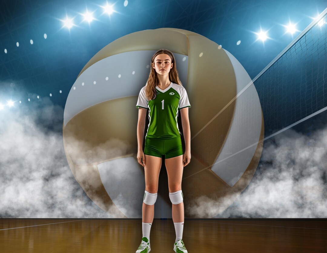 Volleyball PNG Sublimation Background – Digital Sports Backdrop for ...