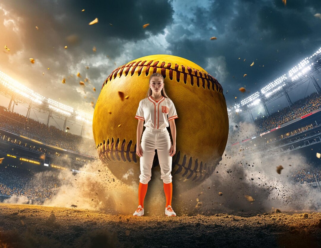 Softball Background - Photography | Softball Backdrop Design ...