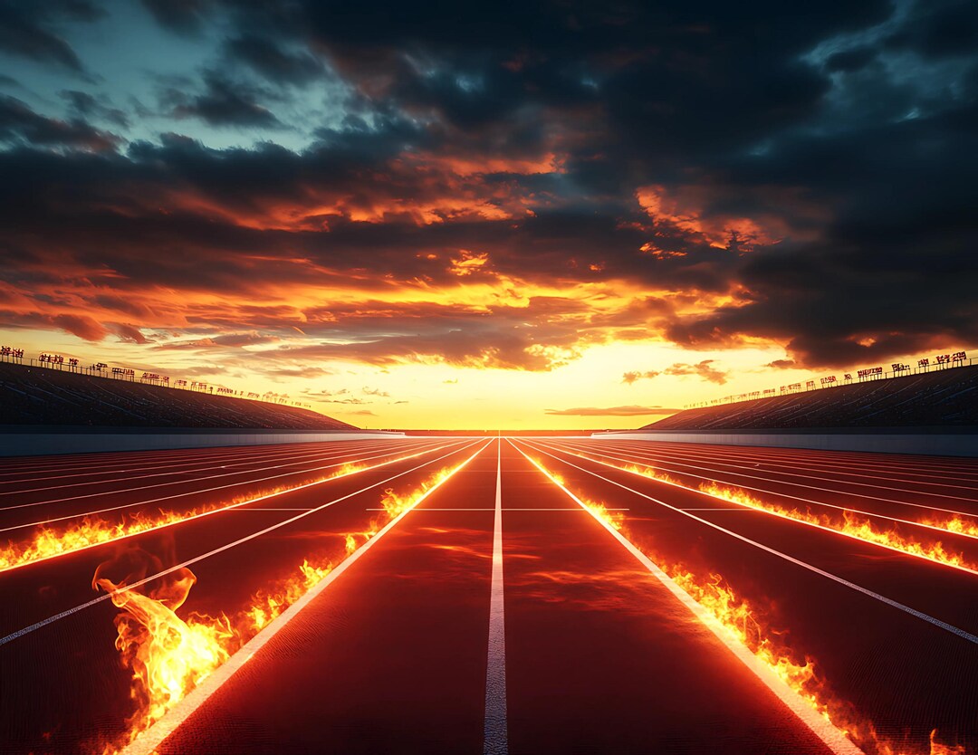 Track and Field Backdrop, Sports Photos Backdrop, Photoshop Template ...